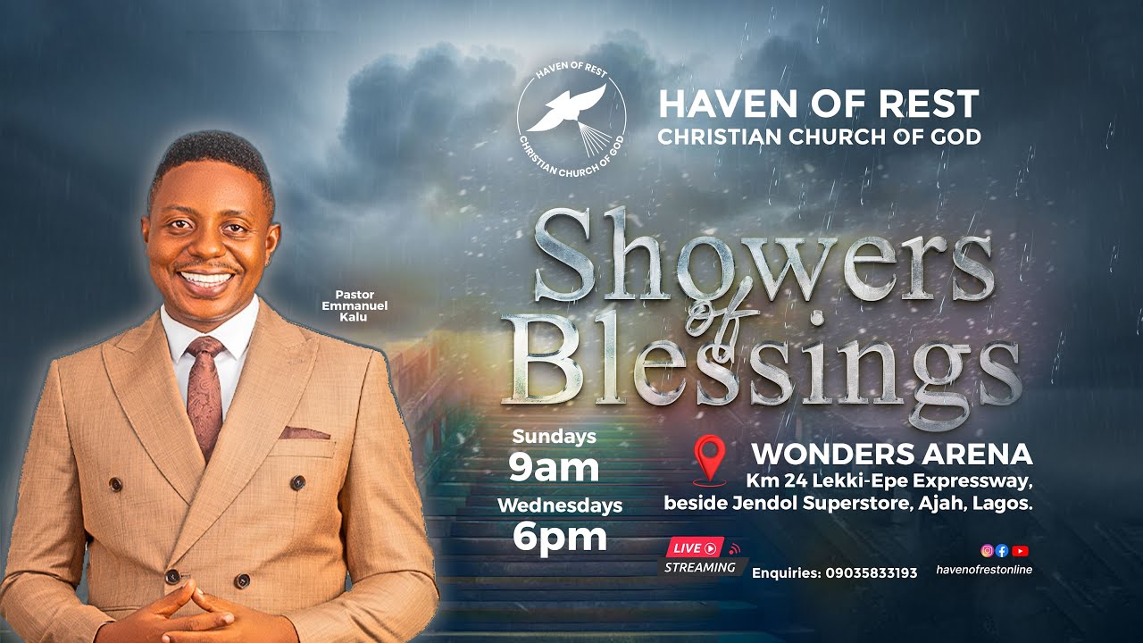 SHOWERS OF BLESSING SERVICE || 28TH OF DECEMBER, 2025 - YouTube