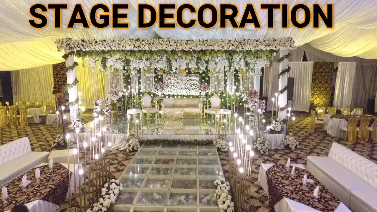STAGE DECORATION FOR WEDDING/VALIMA II VALIMA STAGE DECOR IN RAHIM YAR ...