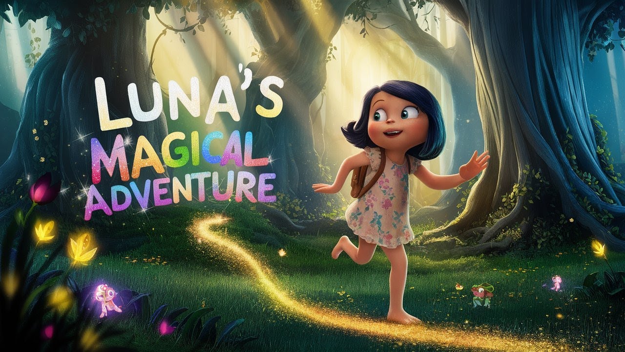 Luna and the Magical Forest Adventure | Animated Stories | English ...