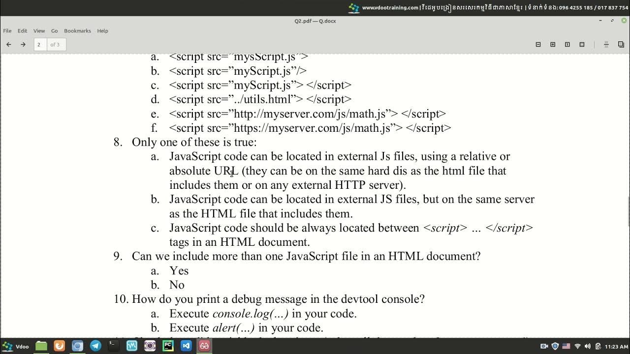 Exercise JavaScript - YouTube