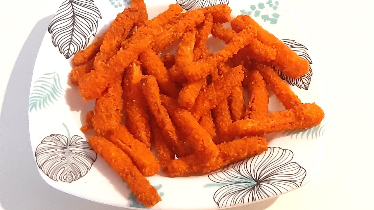 Crispy Carrot Fry Recipe || Carrot Fingers Recipe || Tea Time Snacks ...
