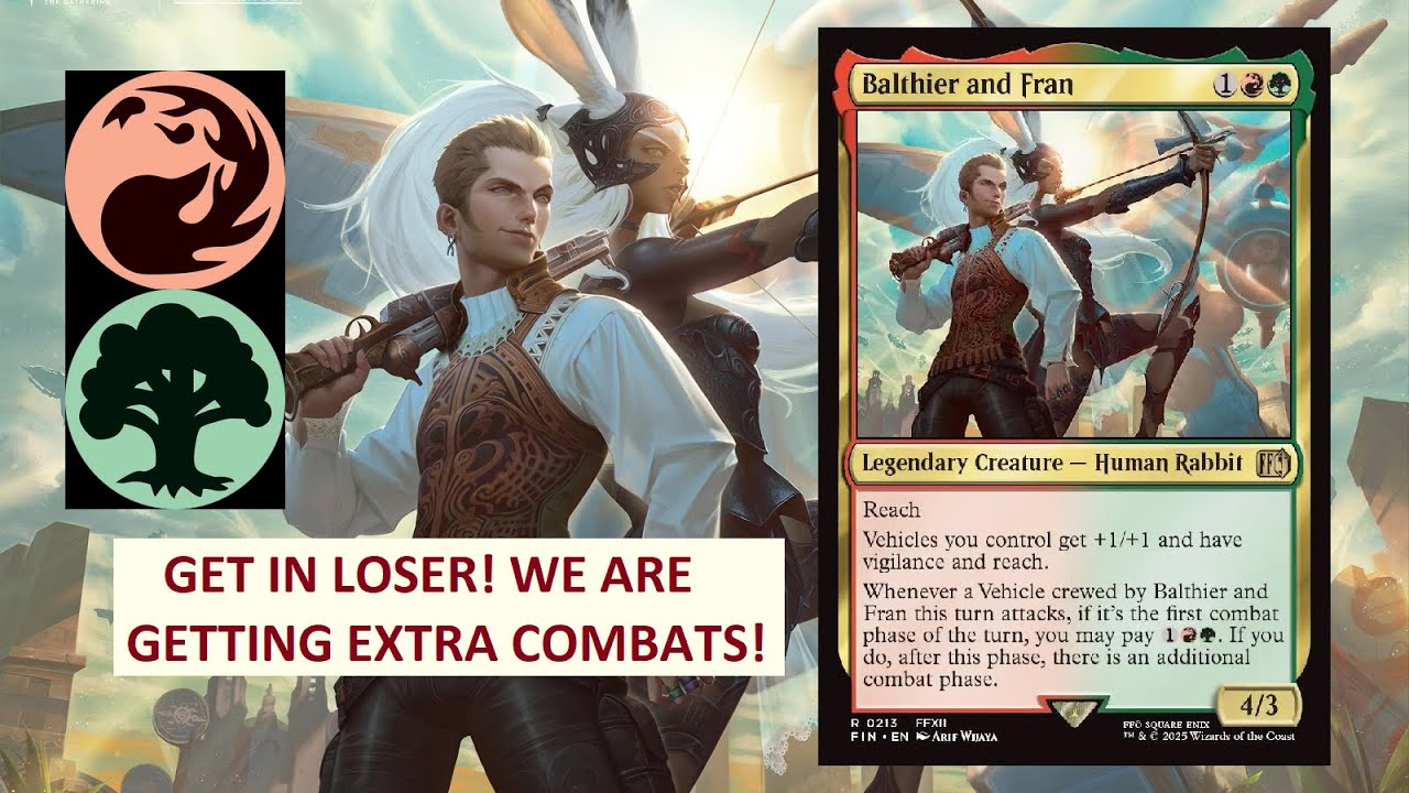 Vehicles and Extra Combats - Balthier and Fran Brawl Final Fantasy MTG ...