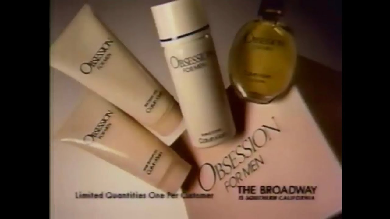 1988 Calvin Klein Obsession For Men Fragrance Commercial - YouTube