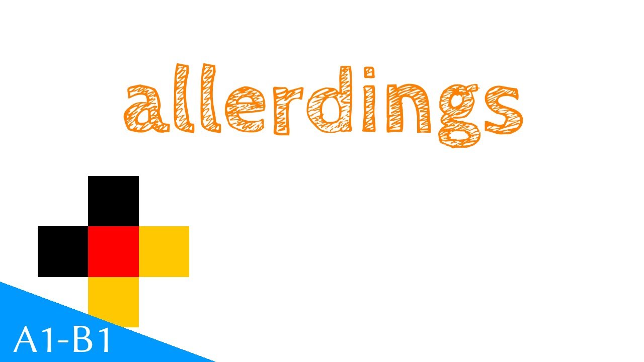 Deutsch: allerdings + 10 Sätze + Übersetzung in den Untertiteln - YouTube