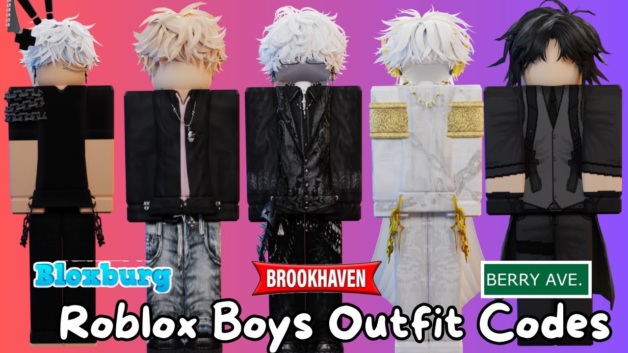 Aesthetic Boys Roblox Outfits (Part #2) - YouTube
