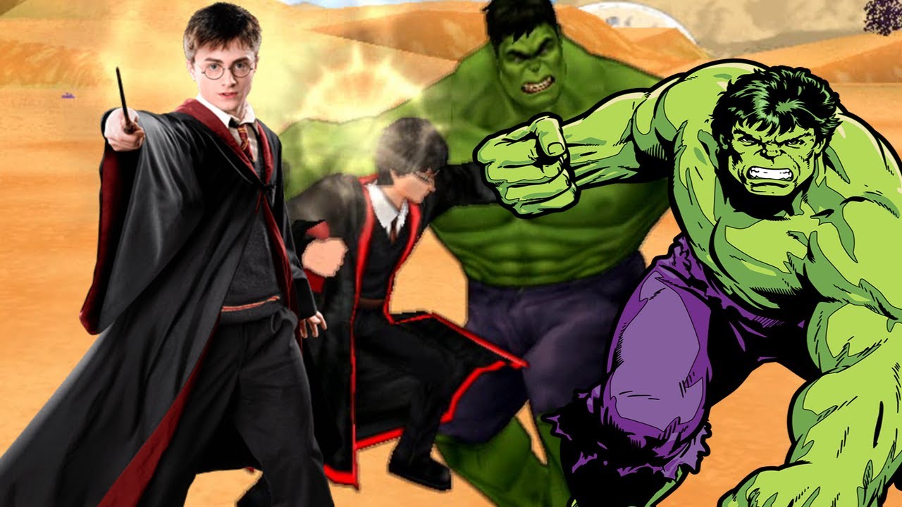 Harry Potter 🔴 |V.S| 🔴 Hulk | EPIC FIGHT | MULTIVERSE | - YouTube