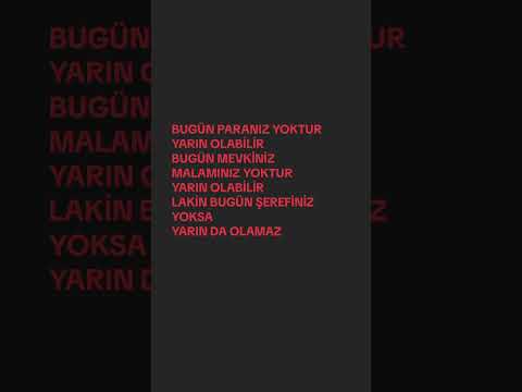 BUGÜN PARANIZ YOKTUR YARIN OLABİLİR #emlaksektörü