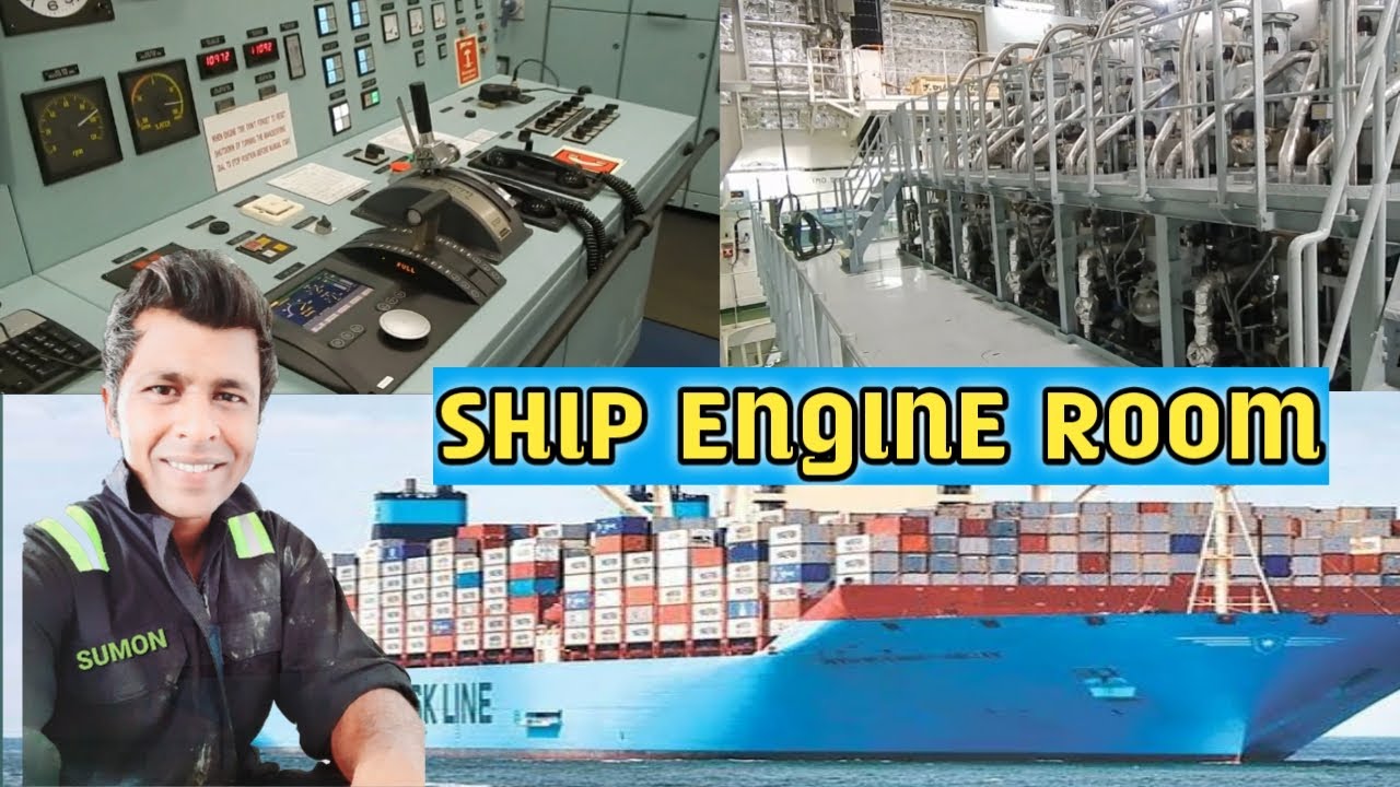 Ship engine room.life in ship at sea,Marine engineer life at sea - YouTube