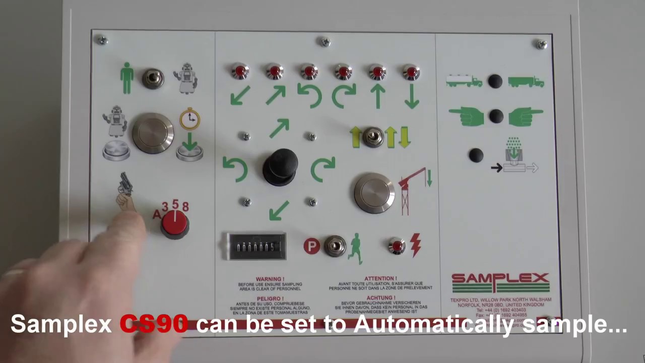 Samplex CS90 Video from TekPro Ltd - Including programmable sampling ...