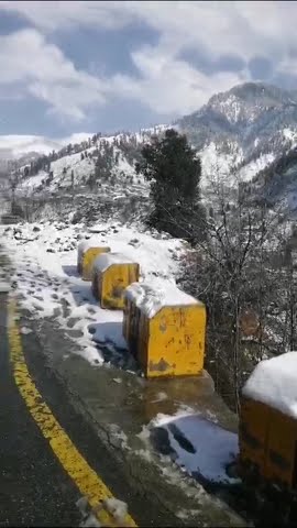 snow in swat enjoying winter ⛄ holidays - YouTube