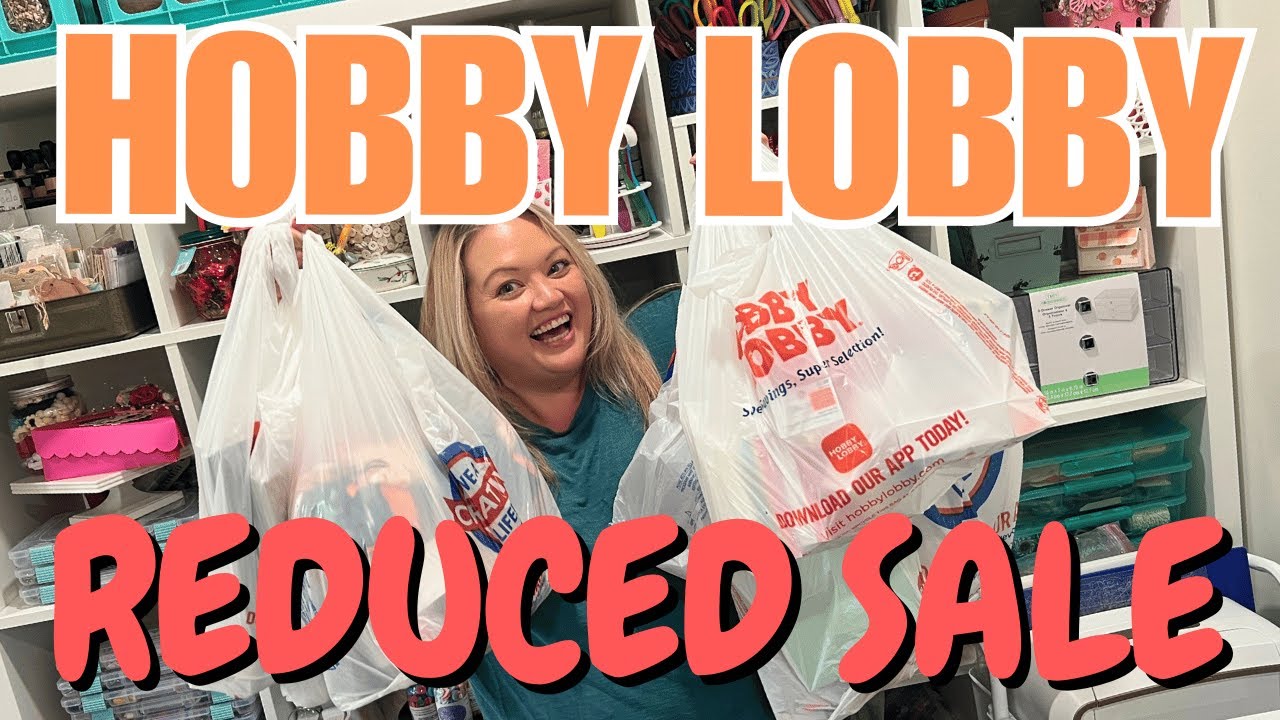 Hobby Lobby Craft Haul - HUGE Markdowns on Paper Crafts! - YouTube