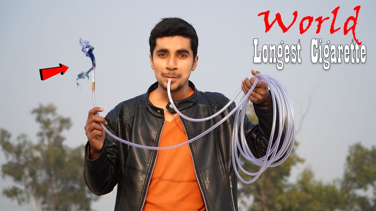 We made world longest Cigarette in this World - Shocking Idea - YouTube