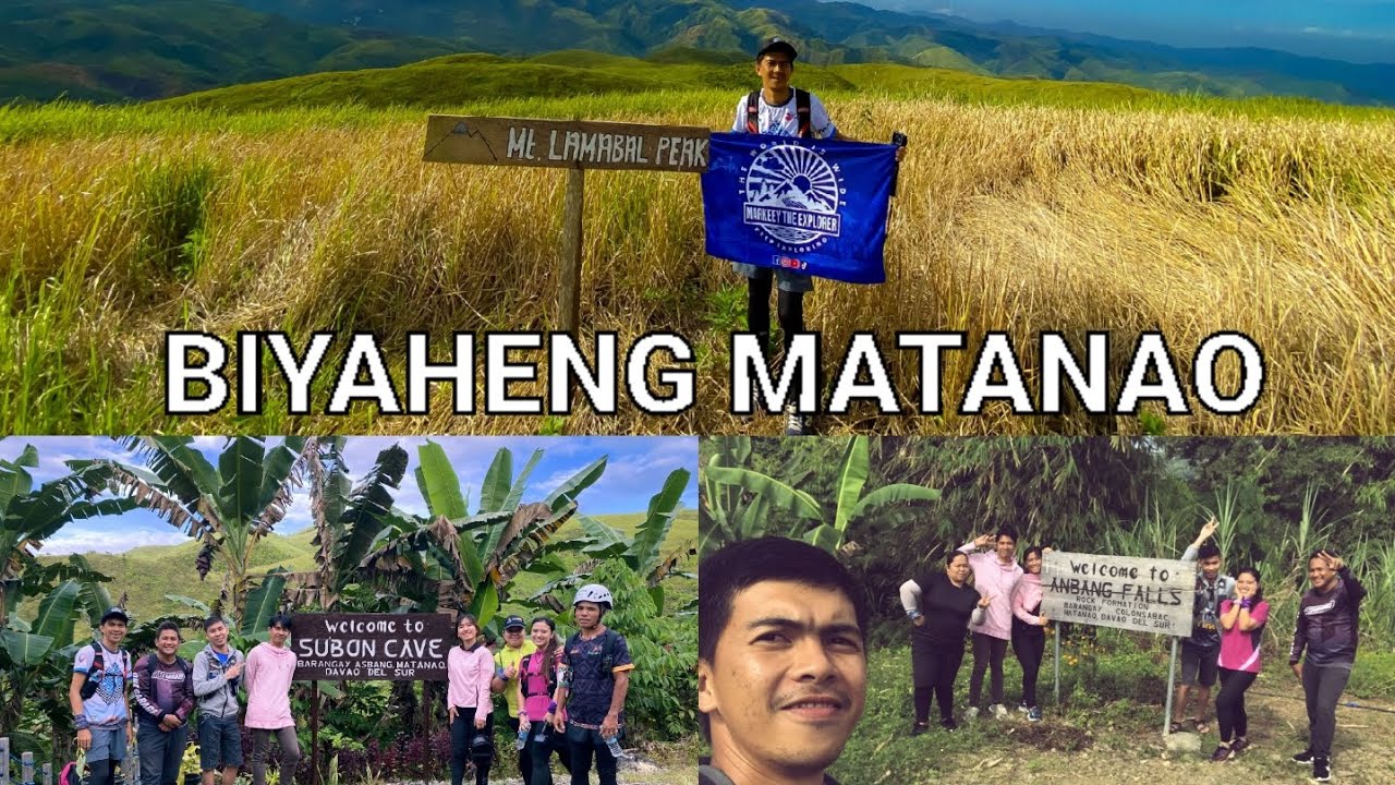 MT. LAMABAL + SU'BON CAVE + ANBANG FALLS, MATANAO,DAVAO DEL SUR - YouTube