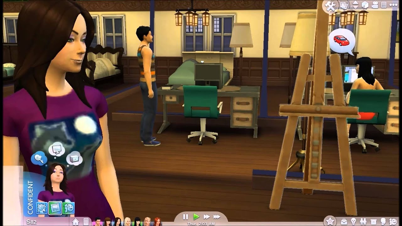 Daily Job Tasks [The Sims 4: Part 6] - YouTube