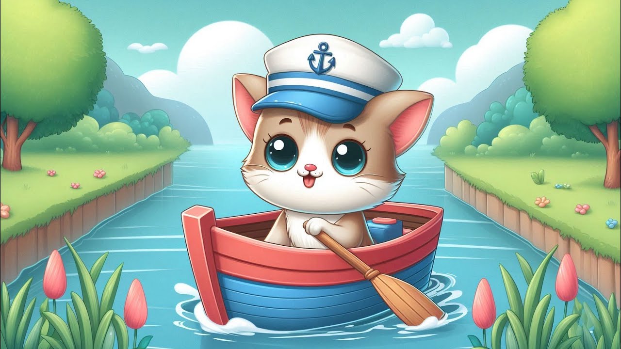 LEARN ROW YOUR BOATS FOR CHILDREN'S | SIMPLE SONGS | NURSERY RHYME ...