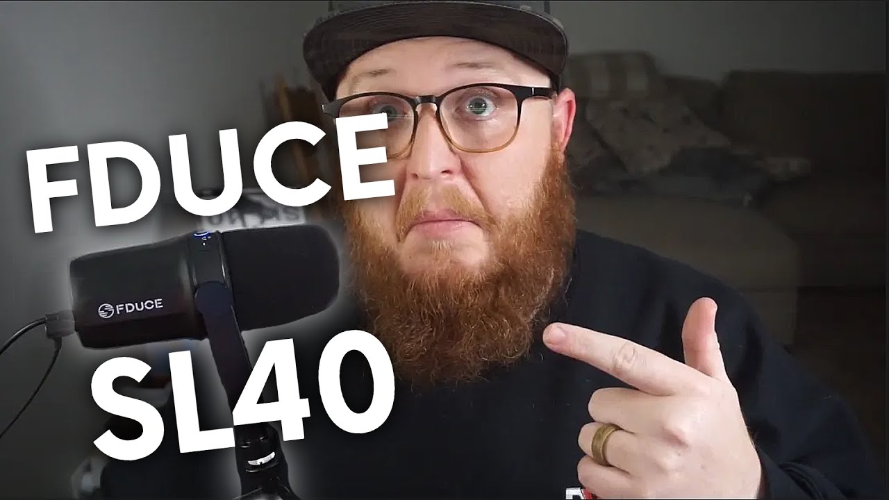 FDUCE SL40 Podcast Microphone Unboxing and Review - YouTube