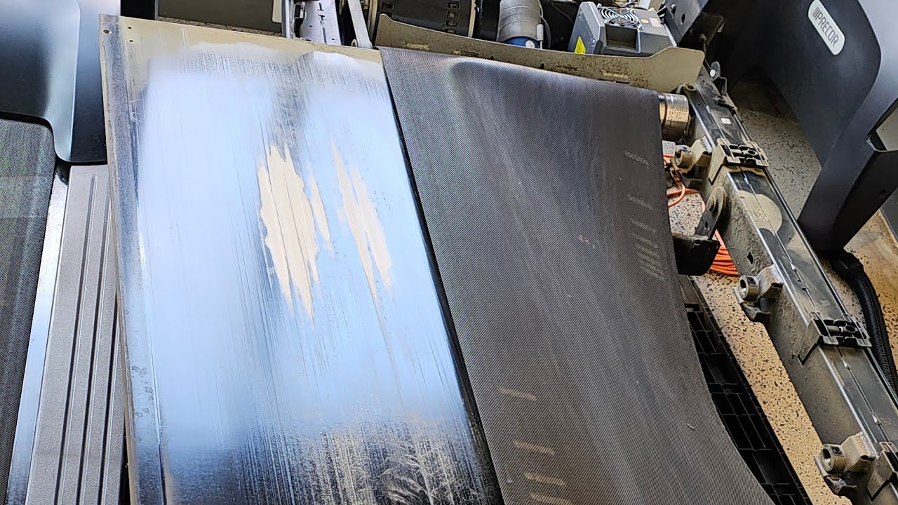 Treadmill running deck worn, needing to flip the deck to prolong ...