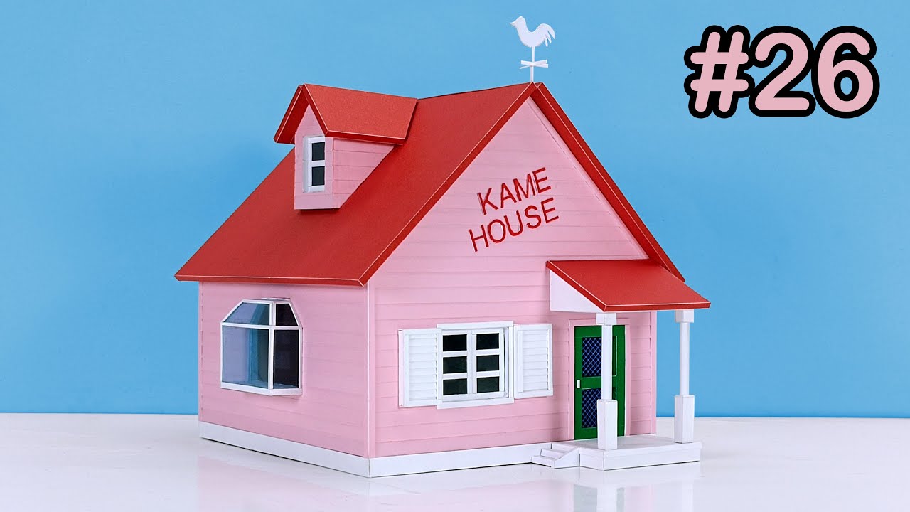 DIY - How to Build Master Roshi's Home - Kame House With Cardboard ...