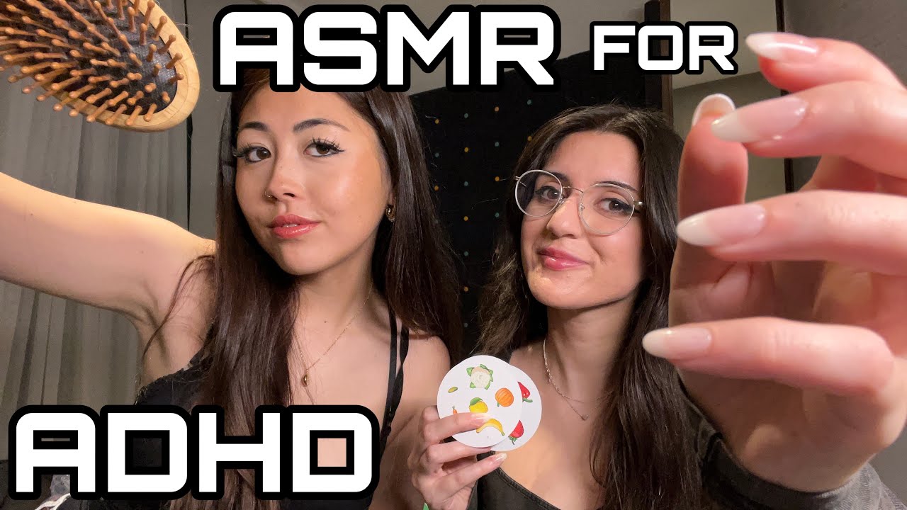 ASMR for ADHD ft. EdaFoxx (focus tests, personal attention, fast ...