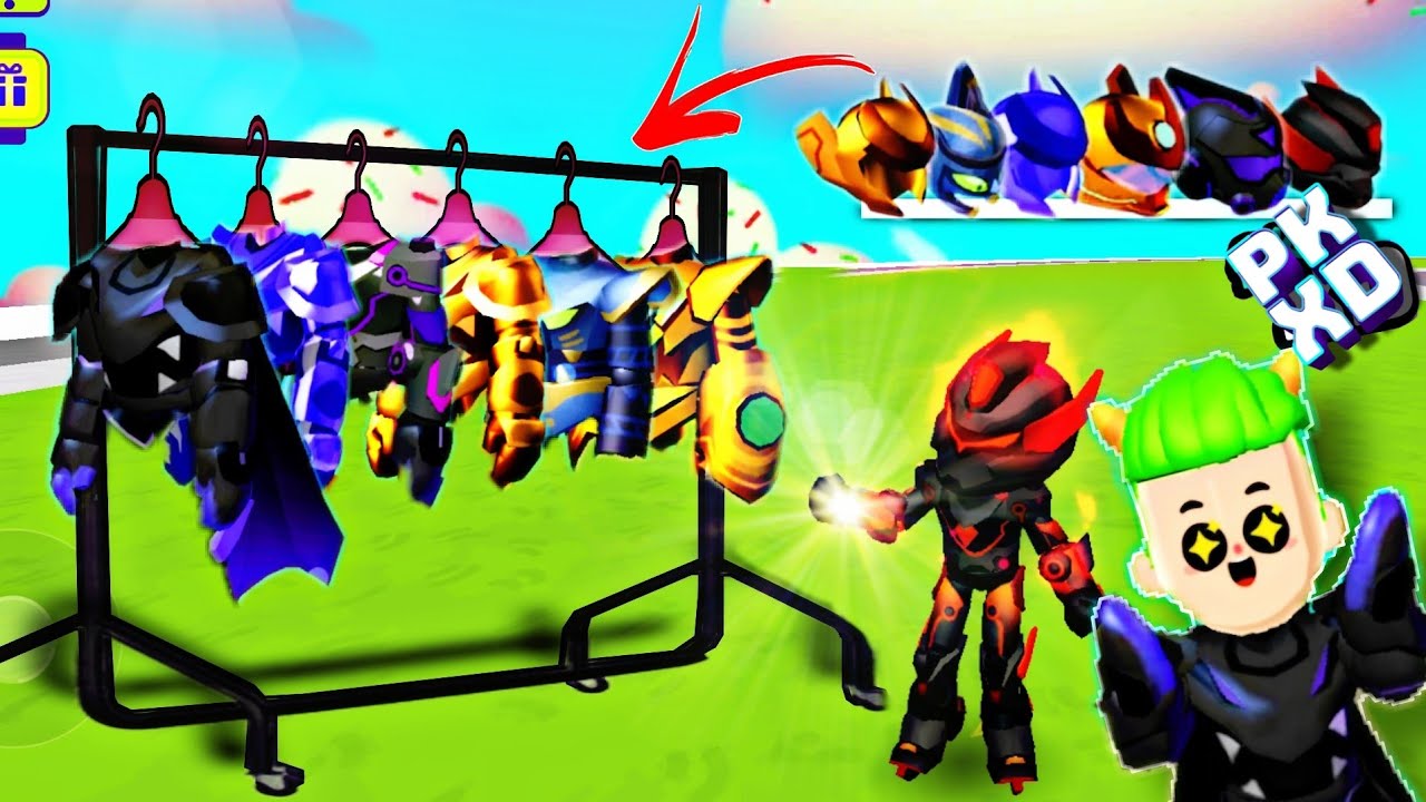 My Armor Collections In Pk Xd part-1#pkxd - YouTube