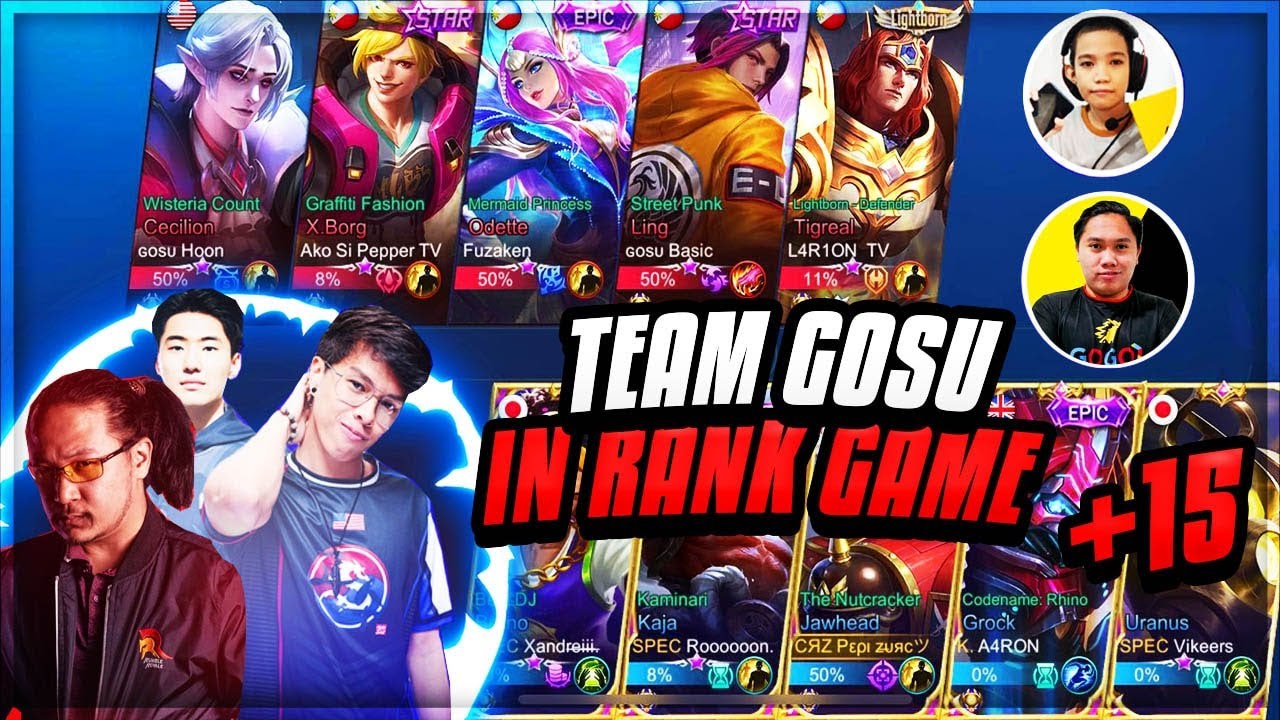 FIGHTING AGAINST TEAM GOSU, LARION TV, FUZAKEN, AND AKO SI PEPPER IN ...