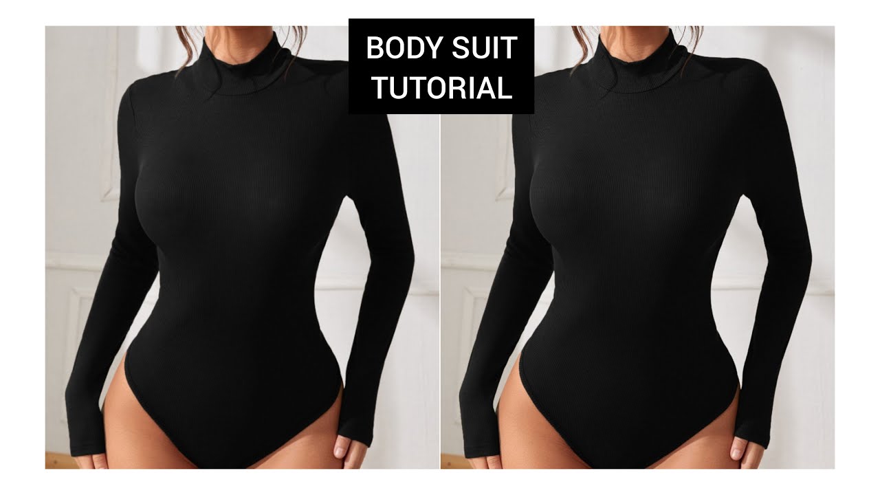 BODYSUIT TUTORIAL | How to draft a Bodysuit Pattern - YouTube
