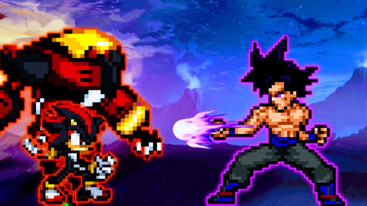 Shadow(New) VS Goku 1000 TP V1 in Jump Force Mugen - YouTube