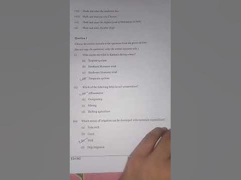 Geography Class 10 ICSE 2024 Solution - YouTube
