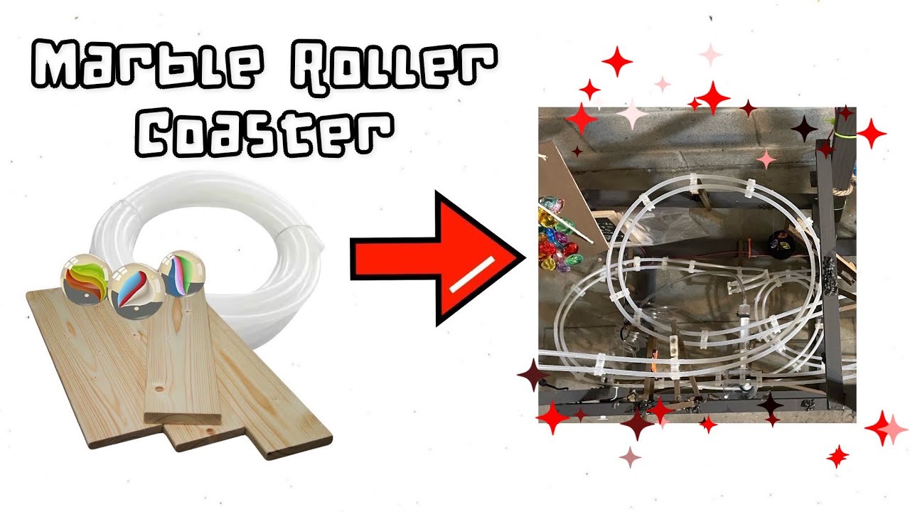My Second Marble Roller Coaster CentRAILia! | Physics Project 2024 ...