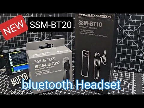 NEW - YAESU SSM-BT20 Bluetooth Headset - YouTube