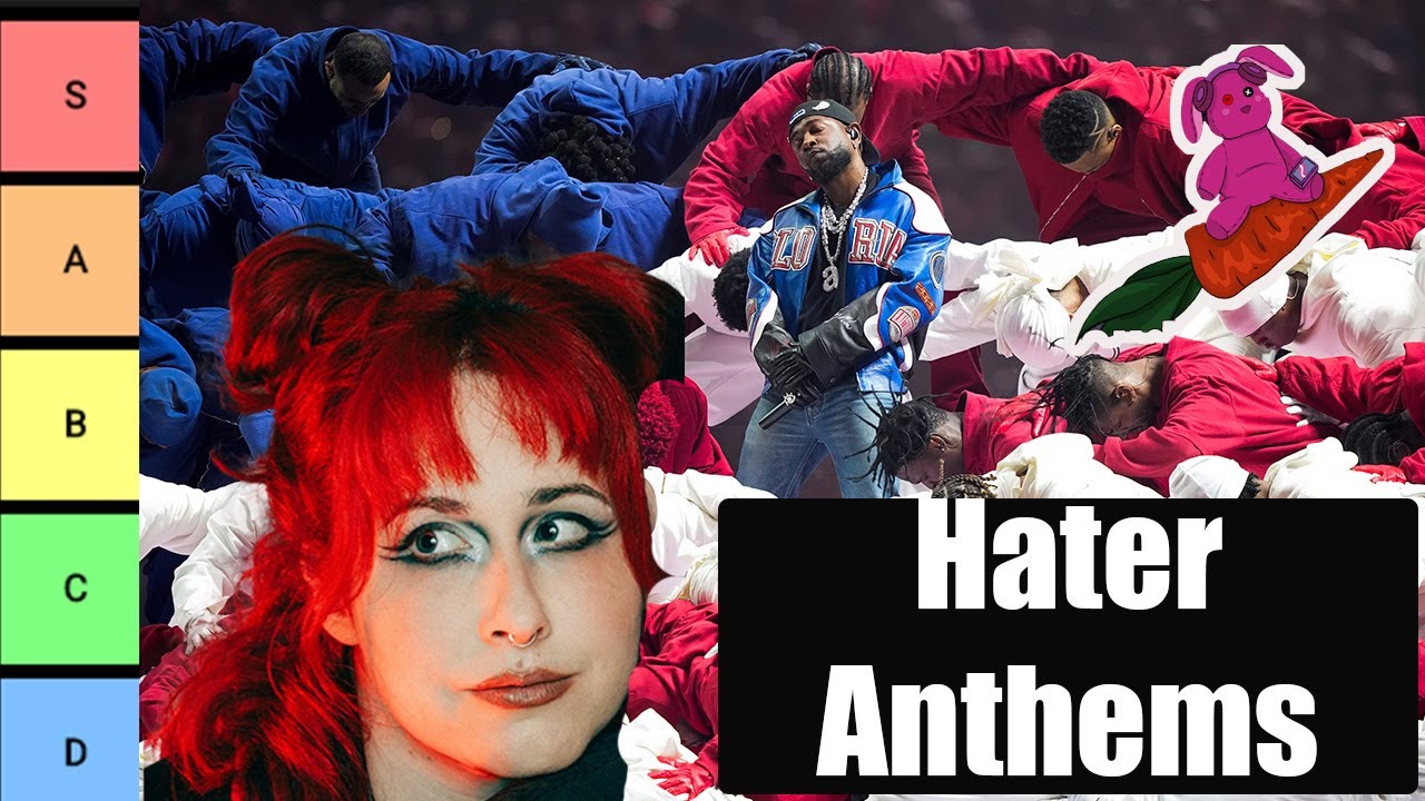 HATER ANTHEM TIER LIST W/ MEREDITH FROM LATTER- The Cuddlepunk Podcast ...