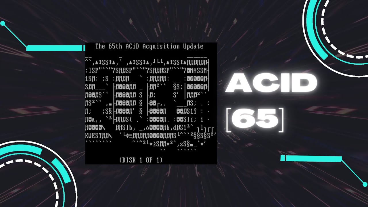 ACiD Productions [65] Full Ansi / Ascii Art Pack Video - YouTube