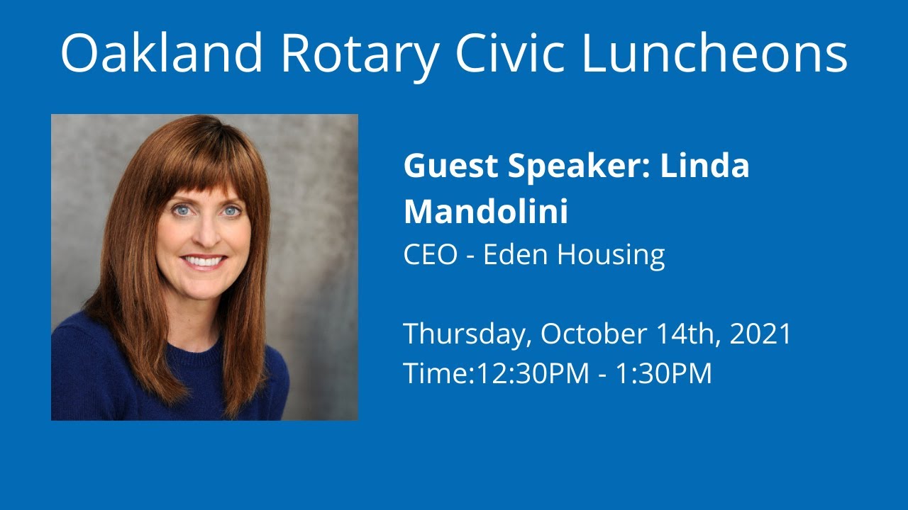 Rotary Club of Oakland Civic Thursday Meeting, October 14th 2021. - YouTube
