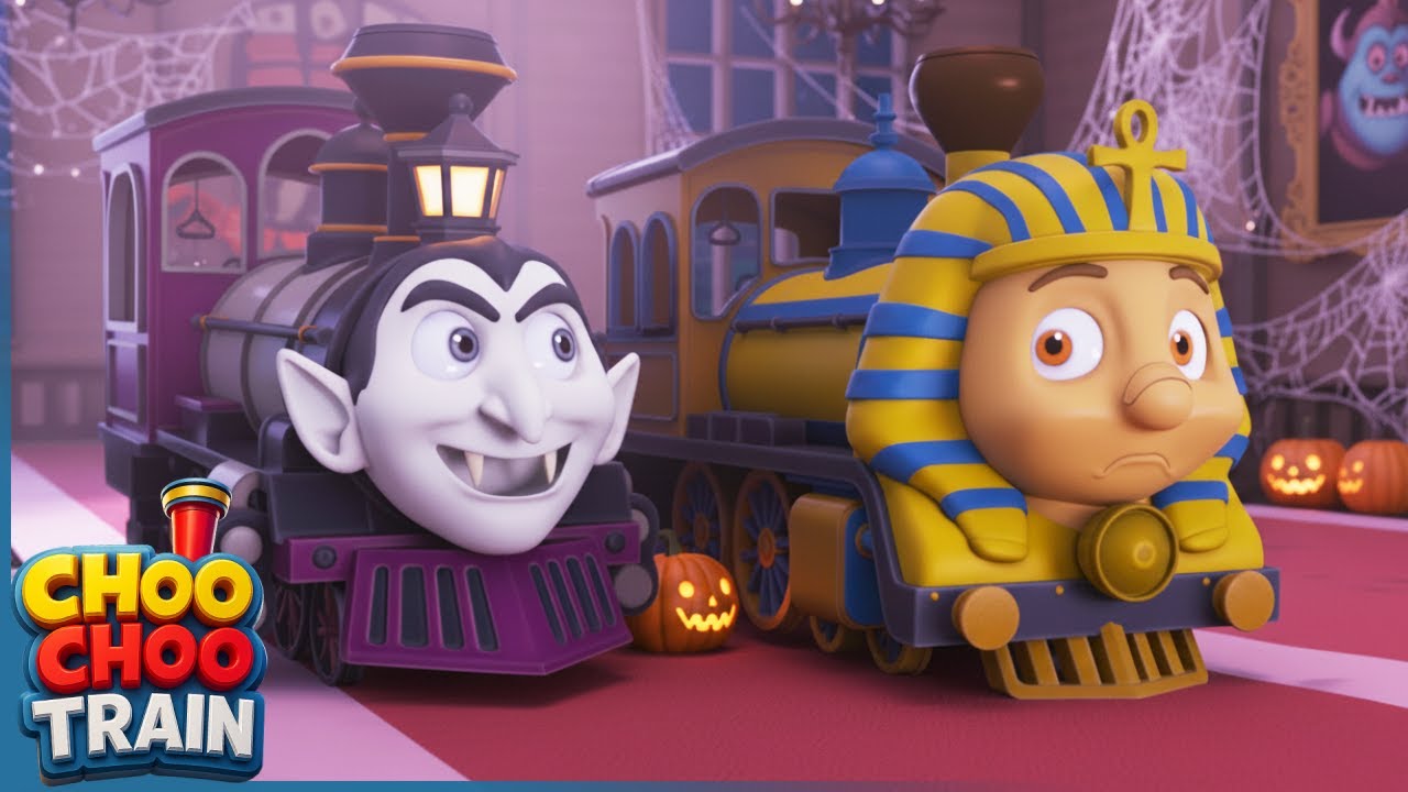 Hero Train Saves the Kids from Evil Train! | Choo Choo Train Adventure ...