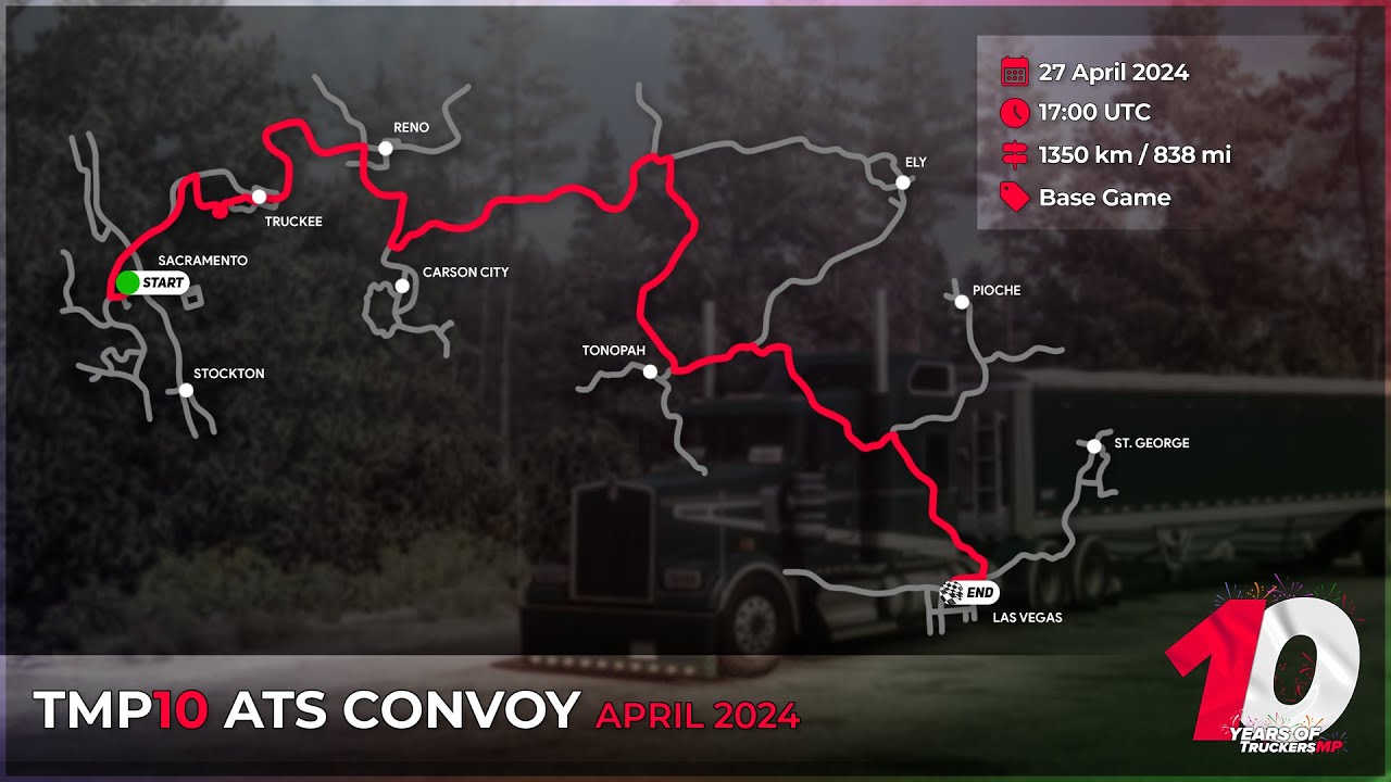 #118/366 Regular Youtuber! | TRUCKERSMP 10 - ATS CONVOY | The Real TMP King | Logitech G29 ...