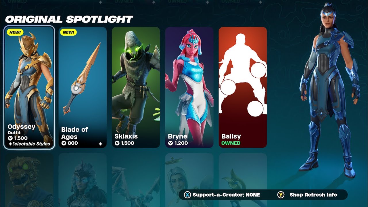 *NEW* ODYSSEY RANK SKIN! Fortnite item shop [March 11th, 2024] - YouTube
