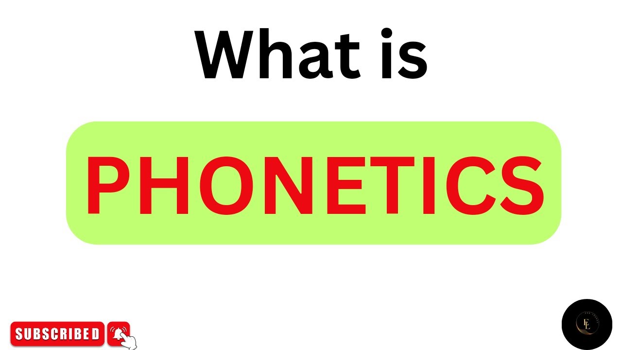 What is Phonetics || Major types || Articulatory || Acoustic ...