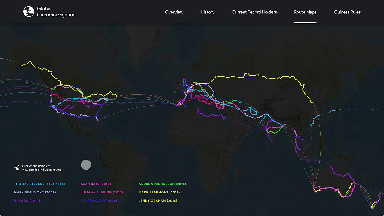 Route Maps - Global Circumnavigation - YouTube