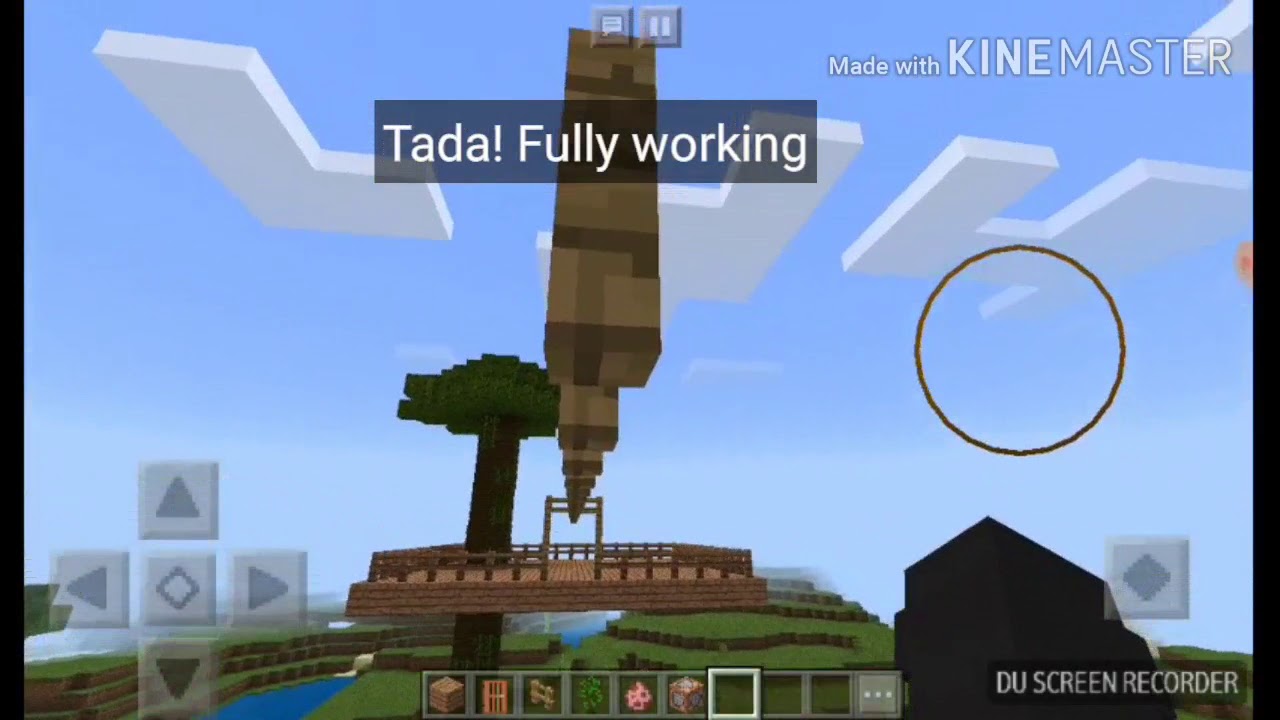 How to make a working Zipline in Minecraft: PE - YouTube