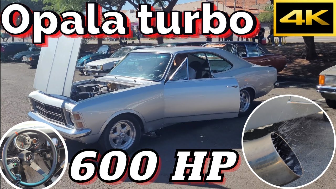 Opala turbo 6 cilindros forjado com 600 HP de roda, ano 79 auto meter ...