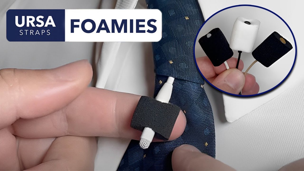 URSA Foamies - Soft Foam LAV Mic Mounts Designed to Reducing Clothing ...
