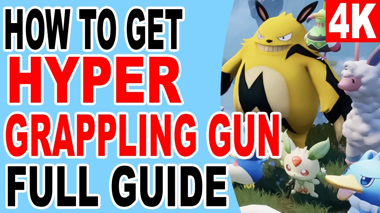 How to Get Hyper Grappling Gun (Best Grappling Gun) - Palworld - YouTube