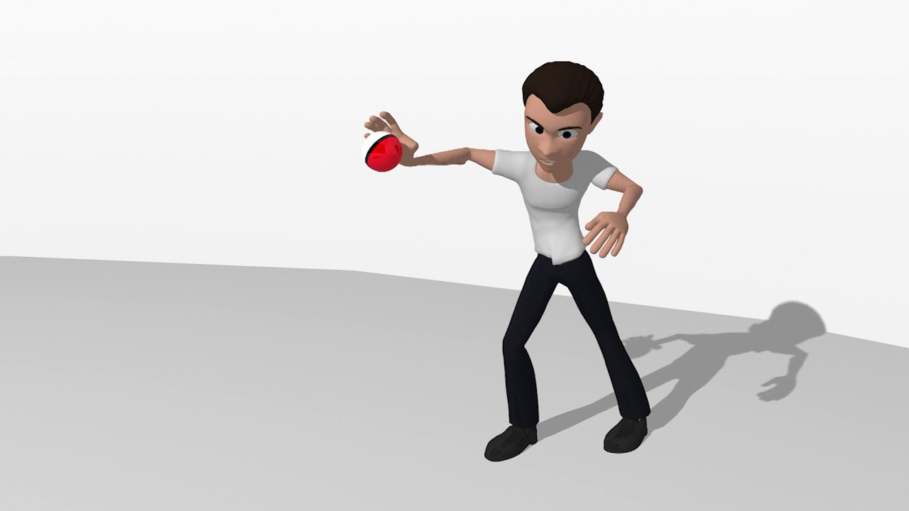 Throwing Ball Animation - YouTube