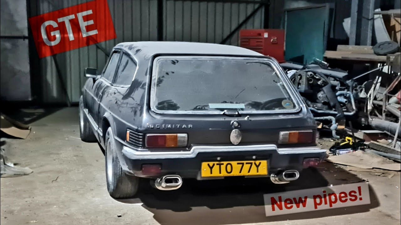 Reliant scimitar GTE gets a custom exhaust, just about ready for the ...