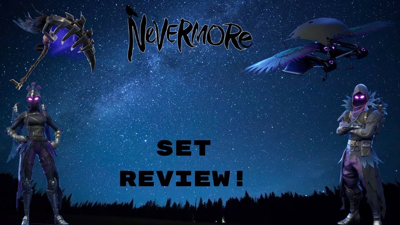 Fortnite Nevermore Set Review| Raven | Ravage | Iron Beak | Feathered ...