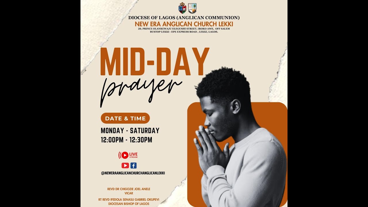 MID-DAY PRAYER FOR SATURDAY 15TH JUNE, 2024. - YouTube