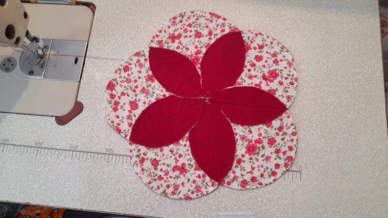 How to make a Flower vase mat / Flower vase mat easy sewing - YouTube