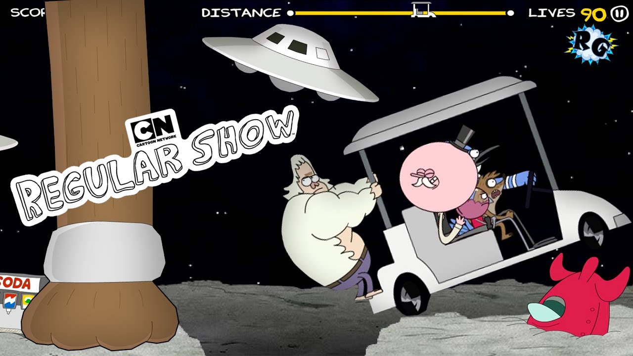 Regular show - Escape From the Moon - Un show Mas / Escapa de la luna ...