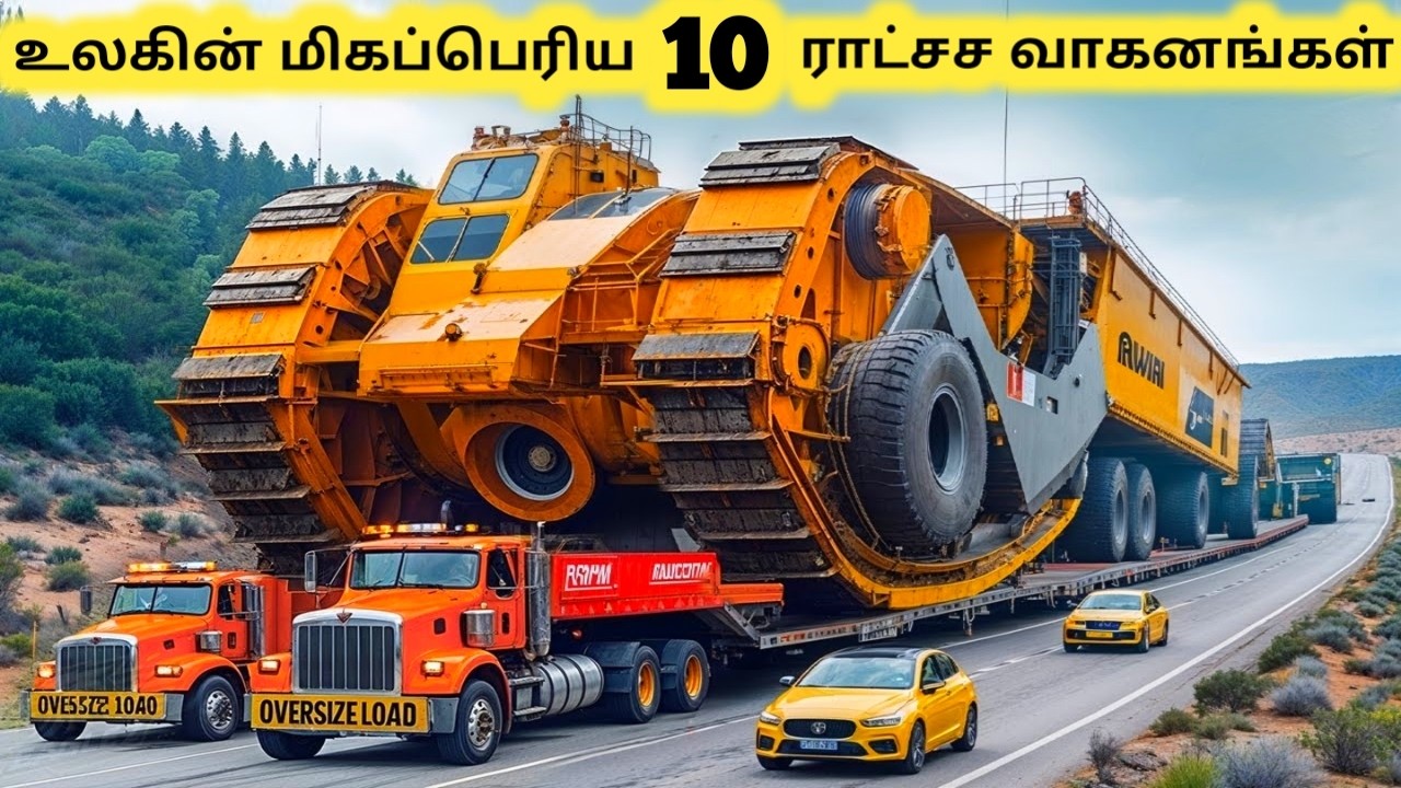 உலகின் பெரிய வாகனங்கள் || Top Ten Largest Vehicles On The Planet ...