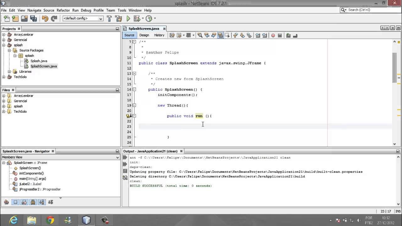 Java - Splash Screen com jProgressBar [PT1] - YouTube
